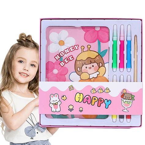 어린이 색칠하기 책 시각 인식 기술 물 그림 책 교육 학습 활동 재미있는 책 소년 소녀 학습 및 교육