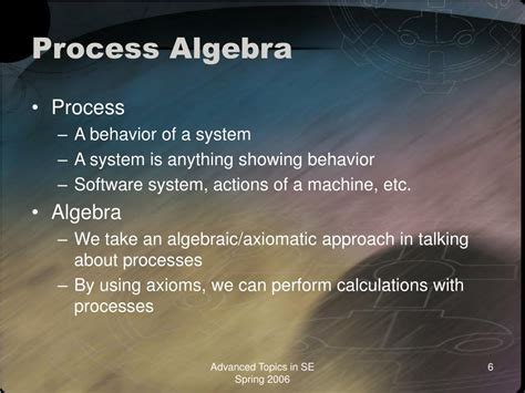 Ppt Process Algebra Powerpoint Presentation Free Download Id150912