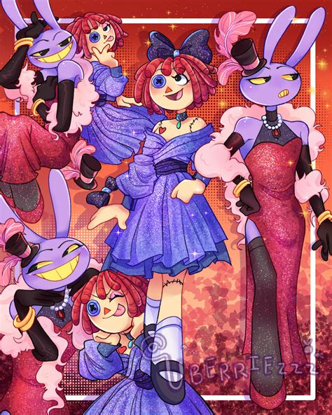 Jax And Ragatha The Amazing Digital Circus Drawn By Uberriezzz Danbooru