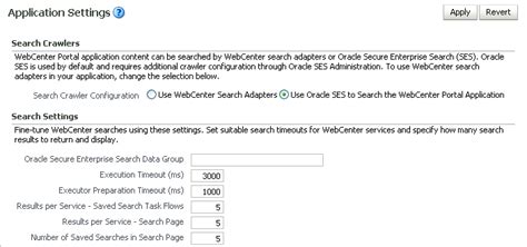 Managing Oracle SES Search In WebCenter