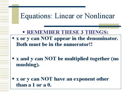 Linear And Nonlinear Functions Identifying Functions On Tables