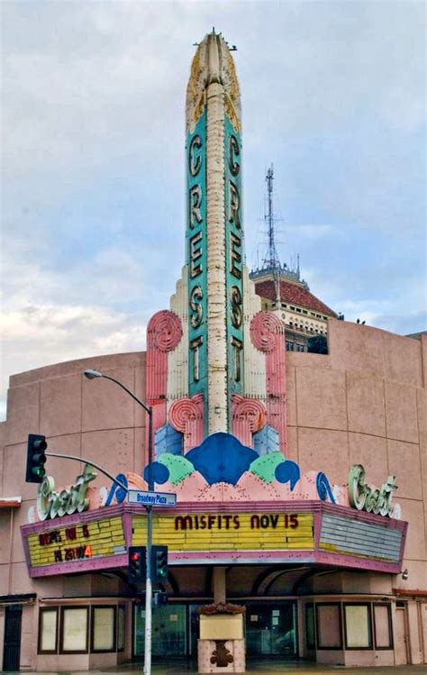 Crest Theater Vintage Movie Palace Downtown Fresno Ca