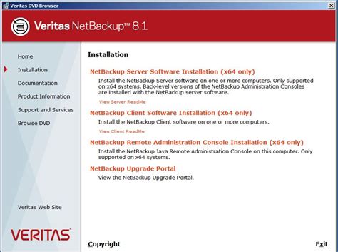 Remote Infrastructure Management Veritas Netbackup 81 Installation
