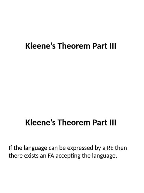 Lecture 20 Kleenes Theorem Pdf