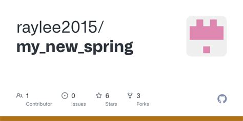 Github Raylee My New Spring