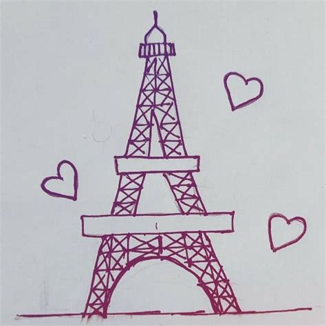 Eiffel Tower Drawing Eiffel Tower Drawing Drawings Eiffel
