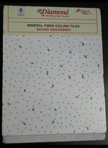 Diamond Mineral Fiber Grid Celing Tiles 12 Mm 2x2 At ₹ 42 Sq Ft In