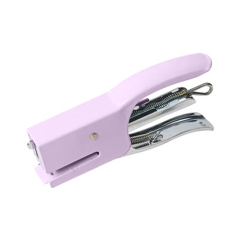Dvumao Classroom Supplies Macaroon Coloured Metal Hand Gripped Stapler
