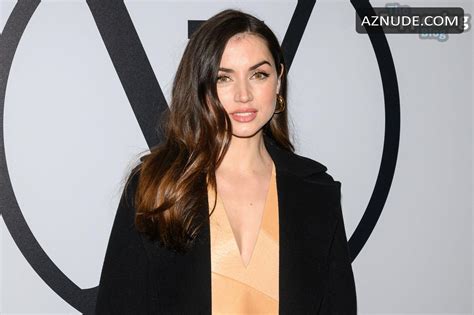 Ana De Armas Sexy Flashes Her Hot Underwear At The Louis Vuitton Fashion Show In Paris Aznude