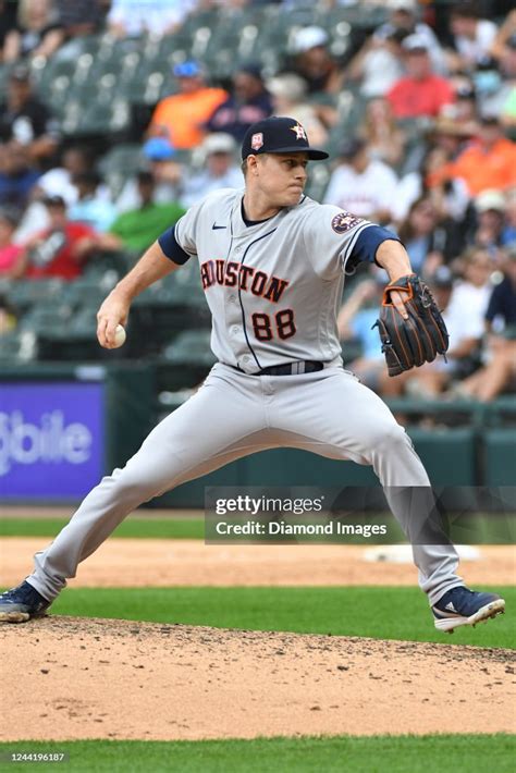 Phil Maton Of The Houston Astros Throws A Pitch During The Sixth