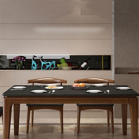 Simplicity Rectangle Dining Site Table Stone Dining Room Collection