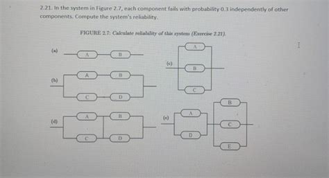 Solved 221 In The System In Figure 27 Each Component