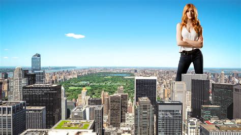 Giantess B063 Katherine Mcnamara City By Domynixx On Deviantart
