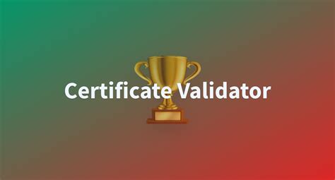 Certificate Validator A Hugging Face Space By Sikeaditya