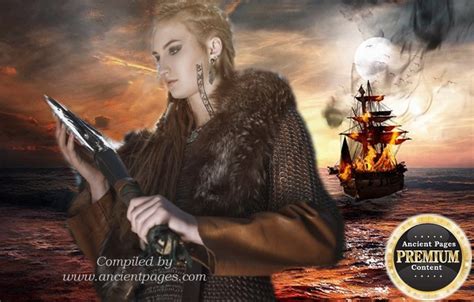 Female Viking Pirate Rusla The Red Maidens Deadly Encounter With Her Brother Tesondus