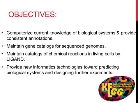 Kegg Database Resources Pptx