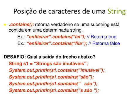 a classe string ppt carregar