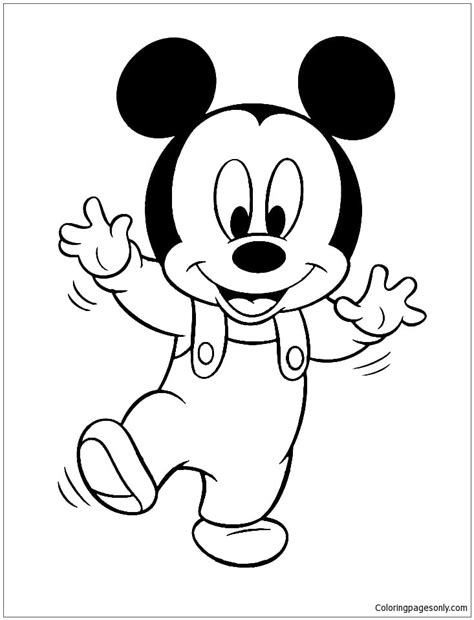 54 Mickey Mouse Coloring Pages