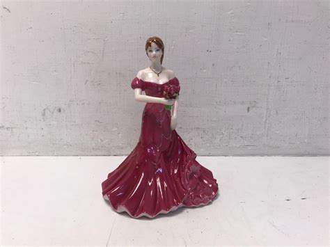 Coalport Sentiments Ruby Anniversary Figurine