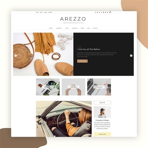 Minimal And Modern Wordpress Theme Blog Themes Wordpress Theme Blog Website Template