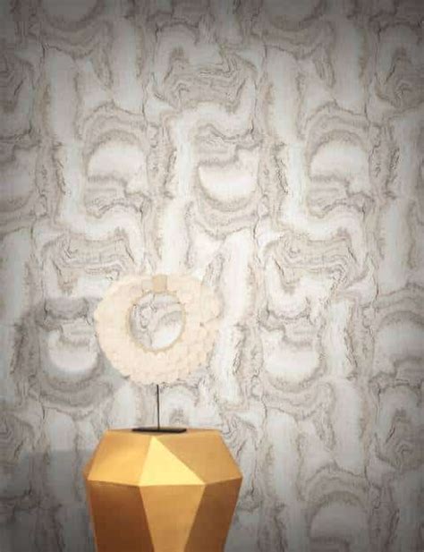 Cream Statement Marble Pattern Wallpaper Feathr Wallpapers
