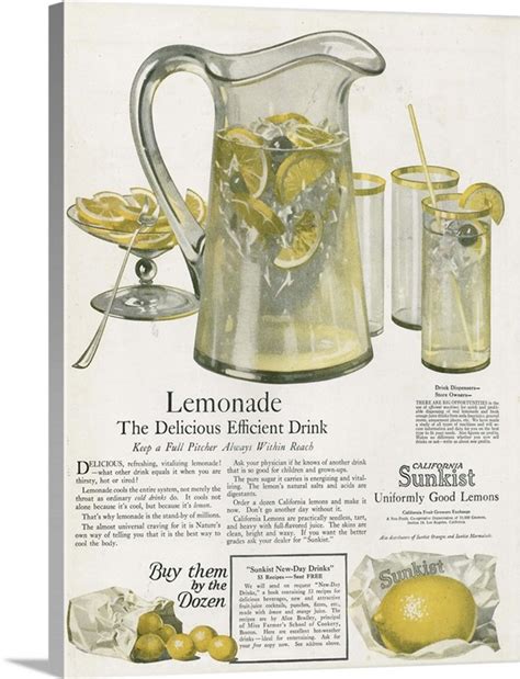 Sunkist California Lemons Great Big Canvas