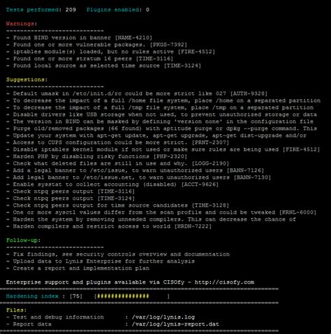 Lynis A Linux Security Audit Tool You Should Know About Linuxsec