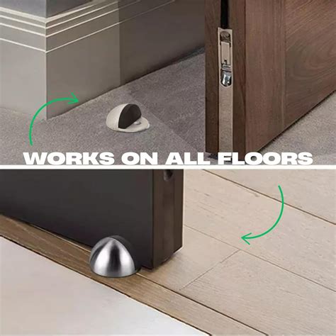 Floor Door Stopper With Rubber Floor Mounted Wedge Door Stop Availa