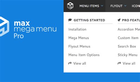 max mega menu pro 2 4 wordpress mega menu plugin resell matrix