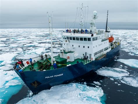 Ships Arctic Polar Tracks Expeditions