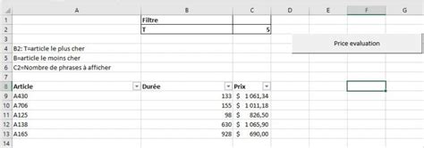 Macro VBA pour définir les critères de filtre dans Microsoft Excel