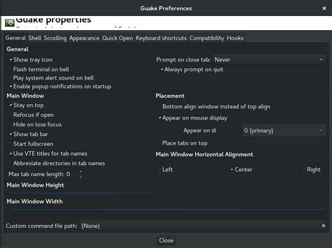 Configuration Window Is Messed Up On Hidpi Display · Issue 1050 · Guakeguake · Github