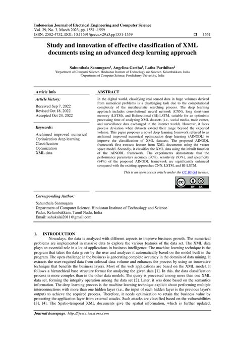 Pdf Study And Innovation Of Effective Classification Of Xml Documents