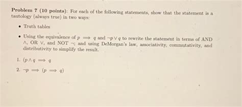 solved problem 7 10 points for each of the following
