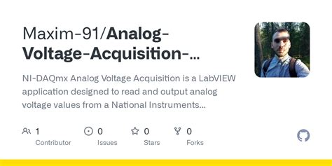 Github Maxim 91analog Voltage Acquisition Based On Ni Daqmx In