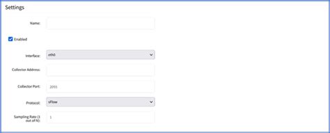 manage flow export