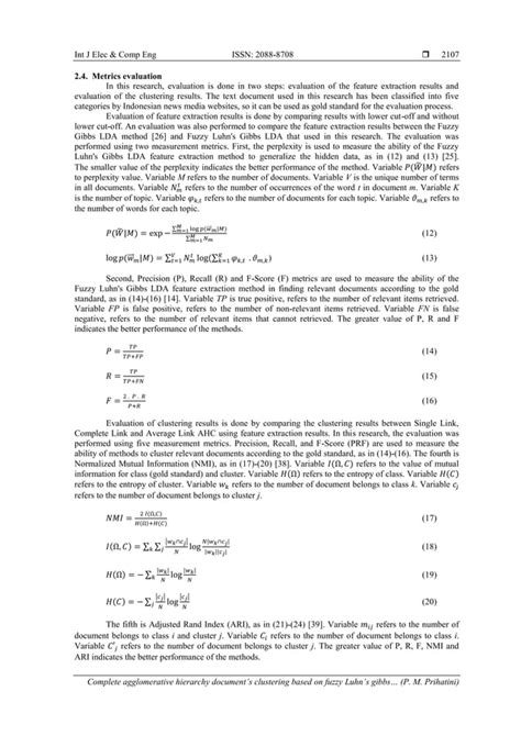 Complete Agglomerative Hierarchy Documents Clustering Based On Fuzzy