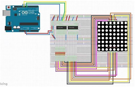 8x8 Single Colour Led Matrix Issues Leds And Multiplexing Arduino Forum