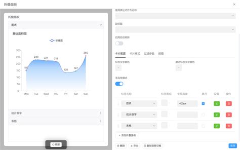 折叠面板 织信低代码平台开发文档