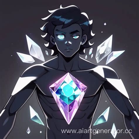 Enigmatic Polymorphic Crystal Being With Steven Universe Aesthetics