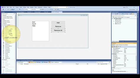 Vbnet List Box Codelearning Youtube