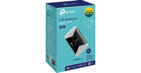 Tp Link 300mbps Lte Advanced Mobiele Wifi M7450 Wlan Lte Router Zwart Zilver Micro Sim Mifi