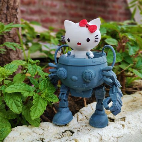 Hello Kitty Robot 3d Model 3d Printable Cgtrader