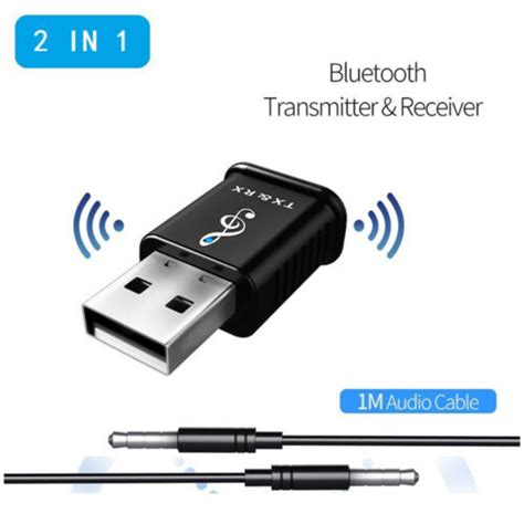 TX RX Bluetooth 5 0 Audio Transmitter Receiver USB Adapter For TV PC Car Interneta Veikals BM Lv