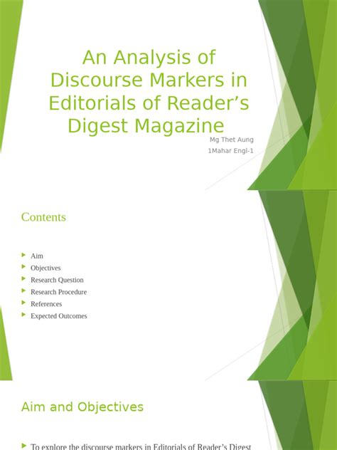 Discourse Markers Pdf