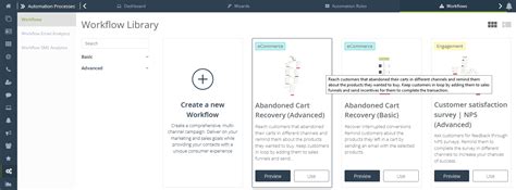 Workflow Workflow Library Salesmanago Ai Customer Data Platform