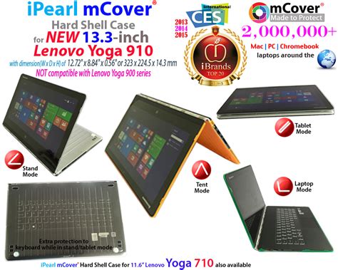 IPearl MCover Hard Shell Case For Lenovo Yoga Series Inch Laptops