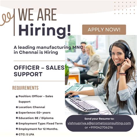 Vishnupriya Senthilvel On Linkedin Hiring Hiringnow Chennaijobs