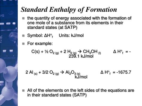 Standard Enthalpy Of Formation Exercises At Michael Gates Blog