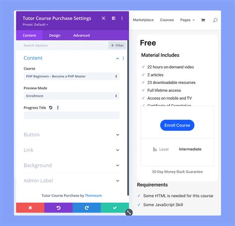 tutor lms divi updated modules updated with three new blocks tutor lms
